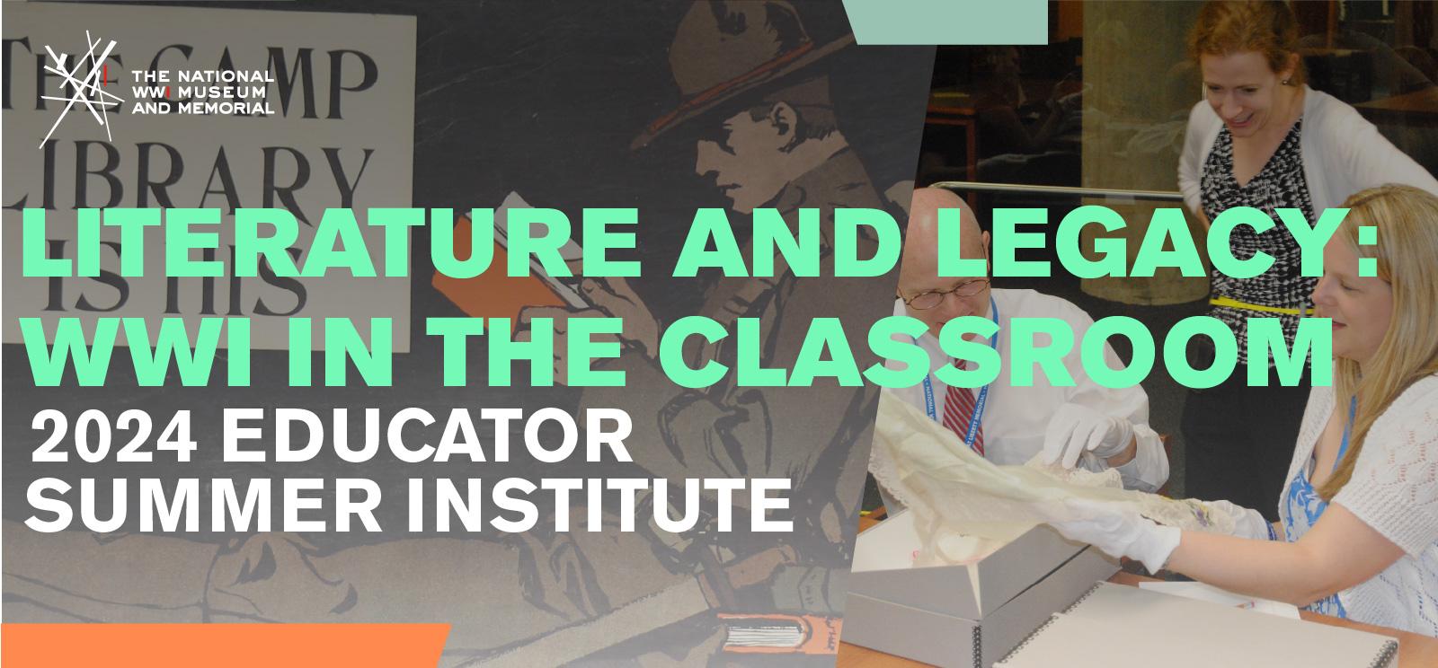 Literature and Legacy: WWI in the Classroom | National WWI Museum and ...